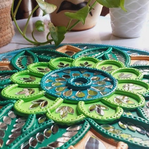 Lippan Art Mandala Wall Hanging 12 Inches Handmade Art - Etsy