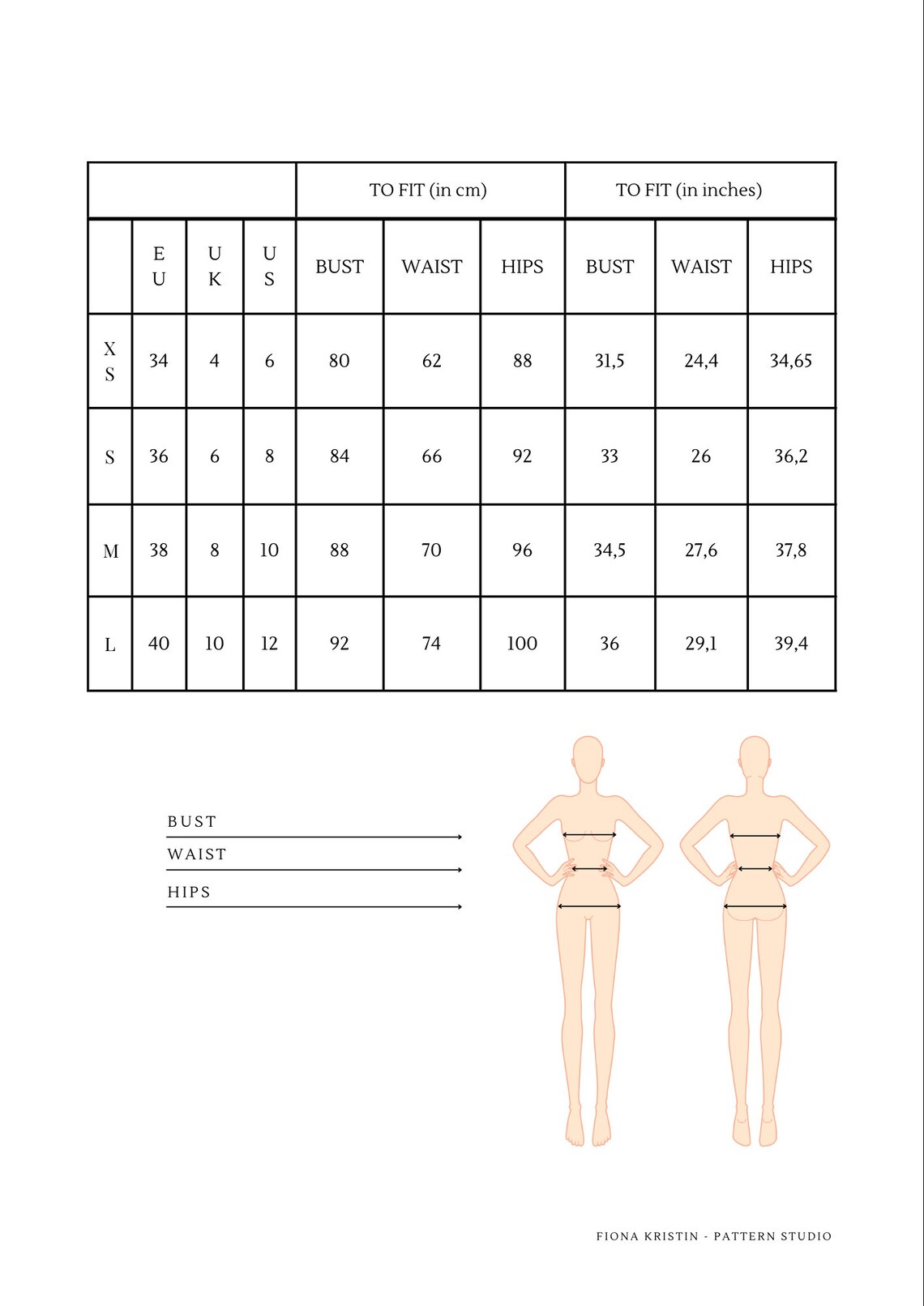 Libra Corset Top Sewing Pattern Easy Sewing Pattern Woman Sewing ...