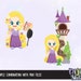 Rapunzel Clipart, Princess Clipart, Fairytale Clipart, PNG Clipart ...