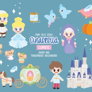 Cinderella Clipart, Princess Clipart, Fairytale Clipart, PNG Clipart ...