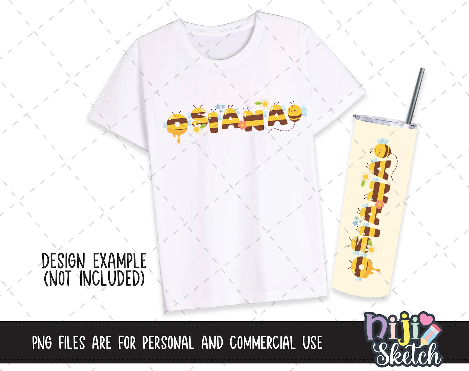 Little Bee Alphabets and Number Bundle, Little Bee Alphabet Clipart ...