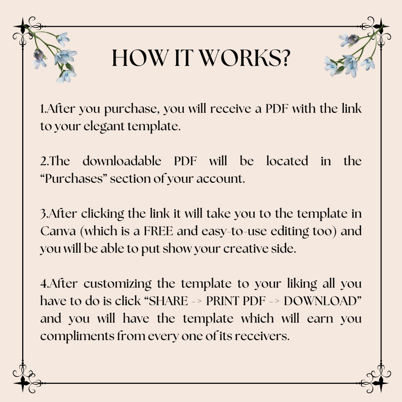 Minimalistic Bar Menu Template for Weddings. Modern Bar Menu “signature ...
