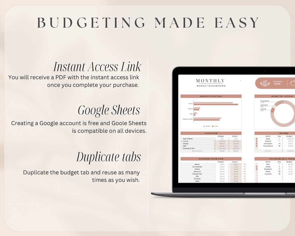 That Girl Budget Planner, Monthly Budget, Budget Template, Budget ...