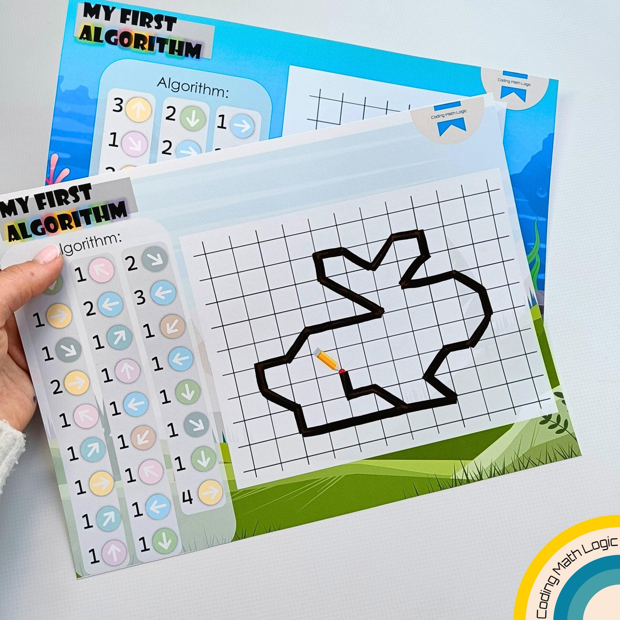 Coding for Kids: My First Algorithm Logic Game (PDF Pattern) - Etsy