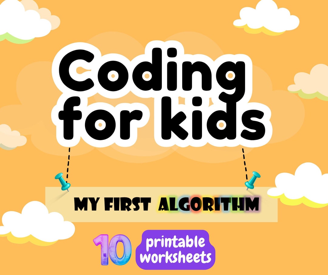 Coding for Kids My First Algorithm Graphic Dictation - Etsy