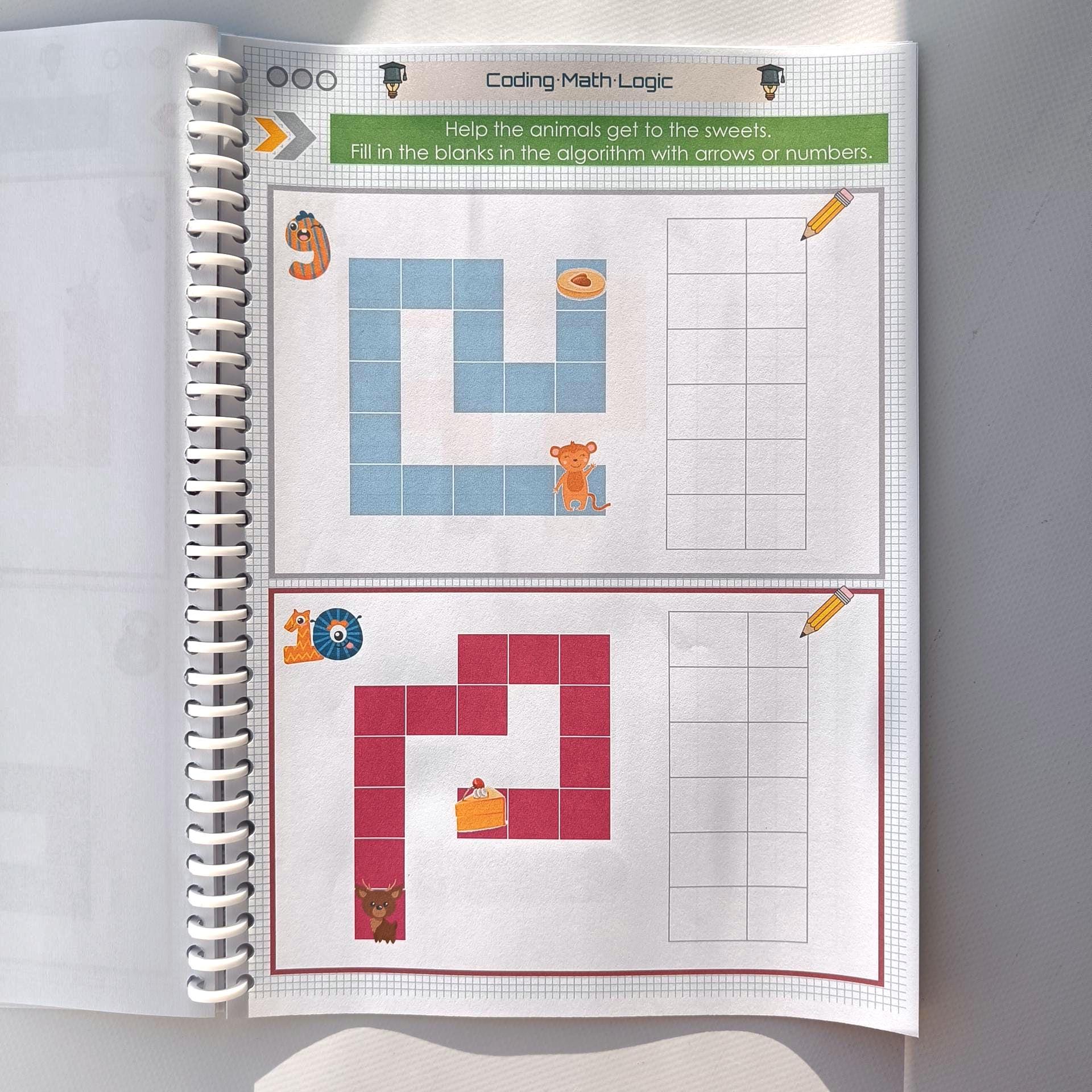 Coding for Kids Worksheet: Arrows Logic Game (digital Download) - Etsy