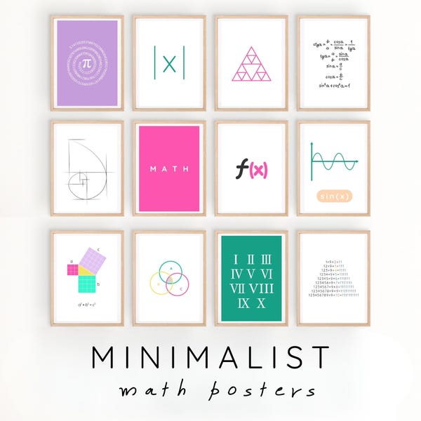 Math Classroom Decor - Etsy