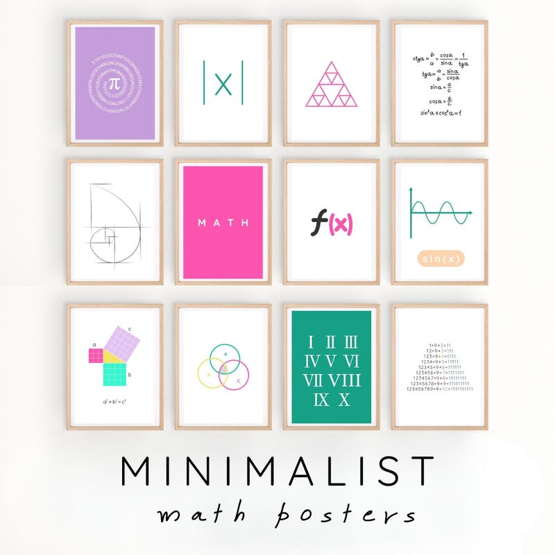 Math Classroom Decor - Etsy