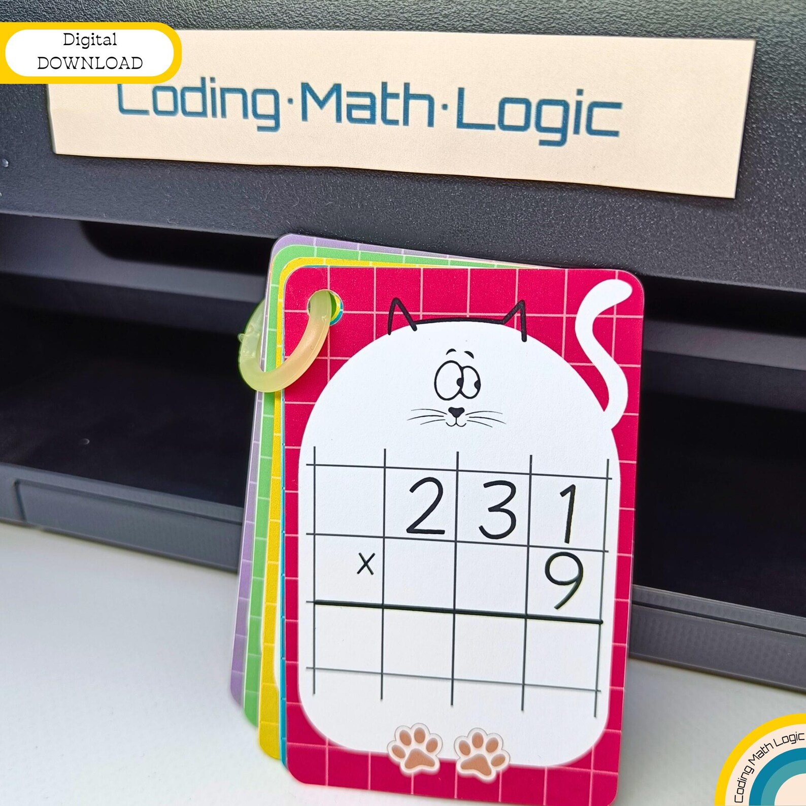 Multiplication Task Cards: 3-digit by 1-digit Math (PDF Download) - Etsy
