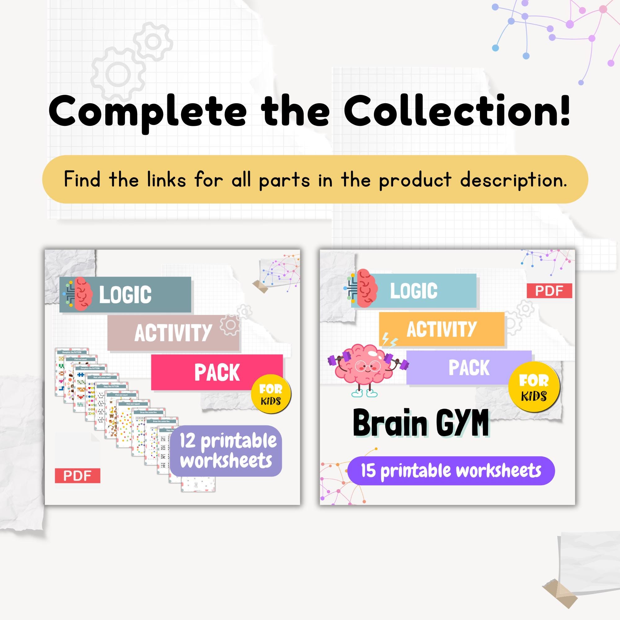 Brain GYM: Kids Brain Games & Logic Puzzles | Printable Logic ...