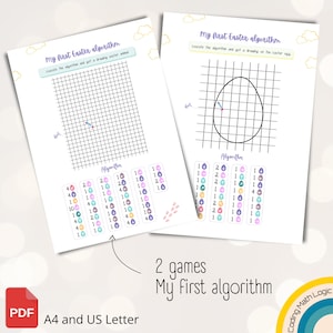 Easter Coding Activity: Spring Logic Games for Kids (digital Download ...