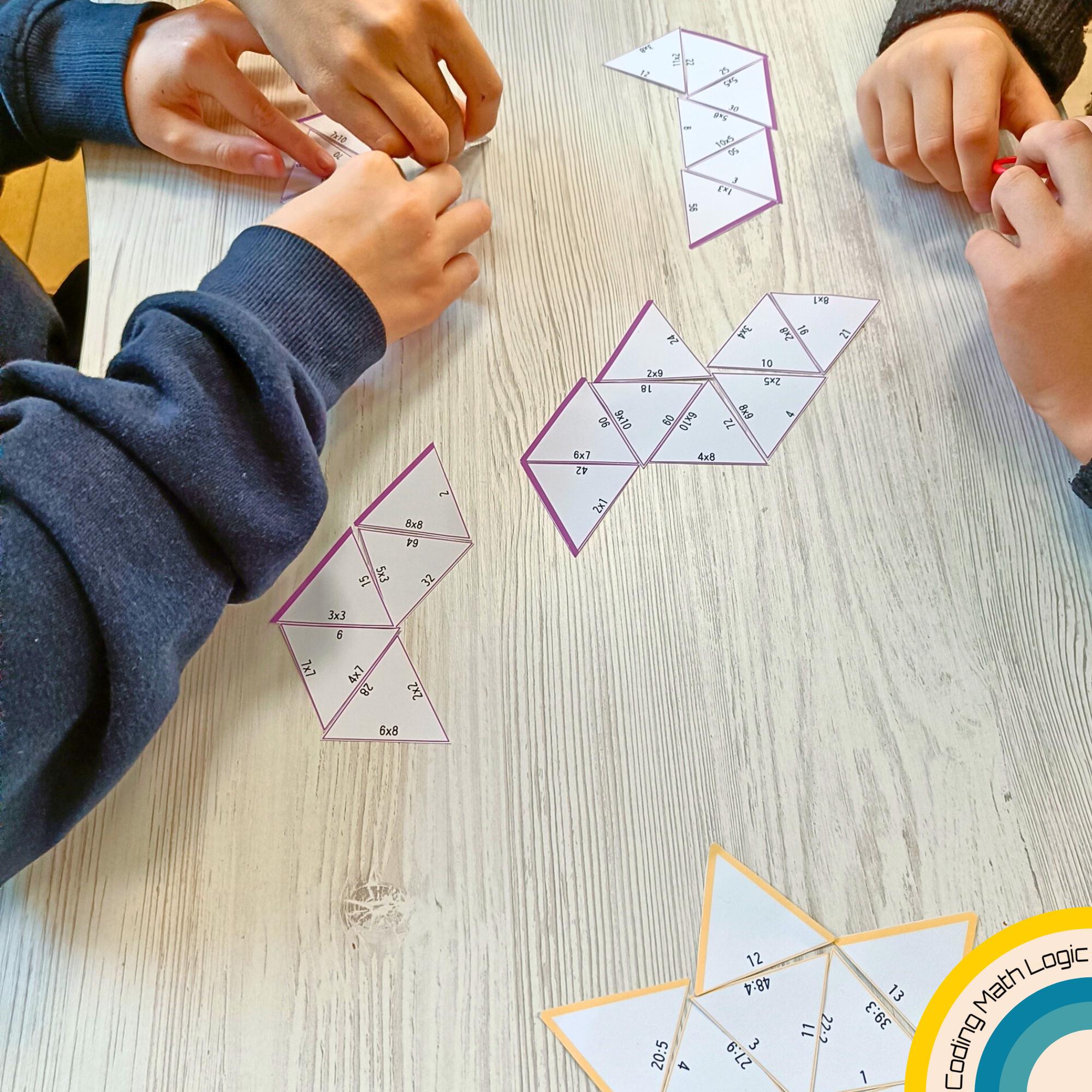 4-in-1 Math Puzzle Worksheets | 1st 2nd 3rd Grade Games | All ...