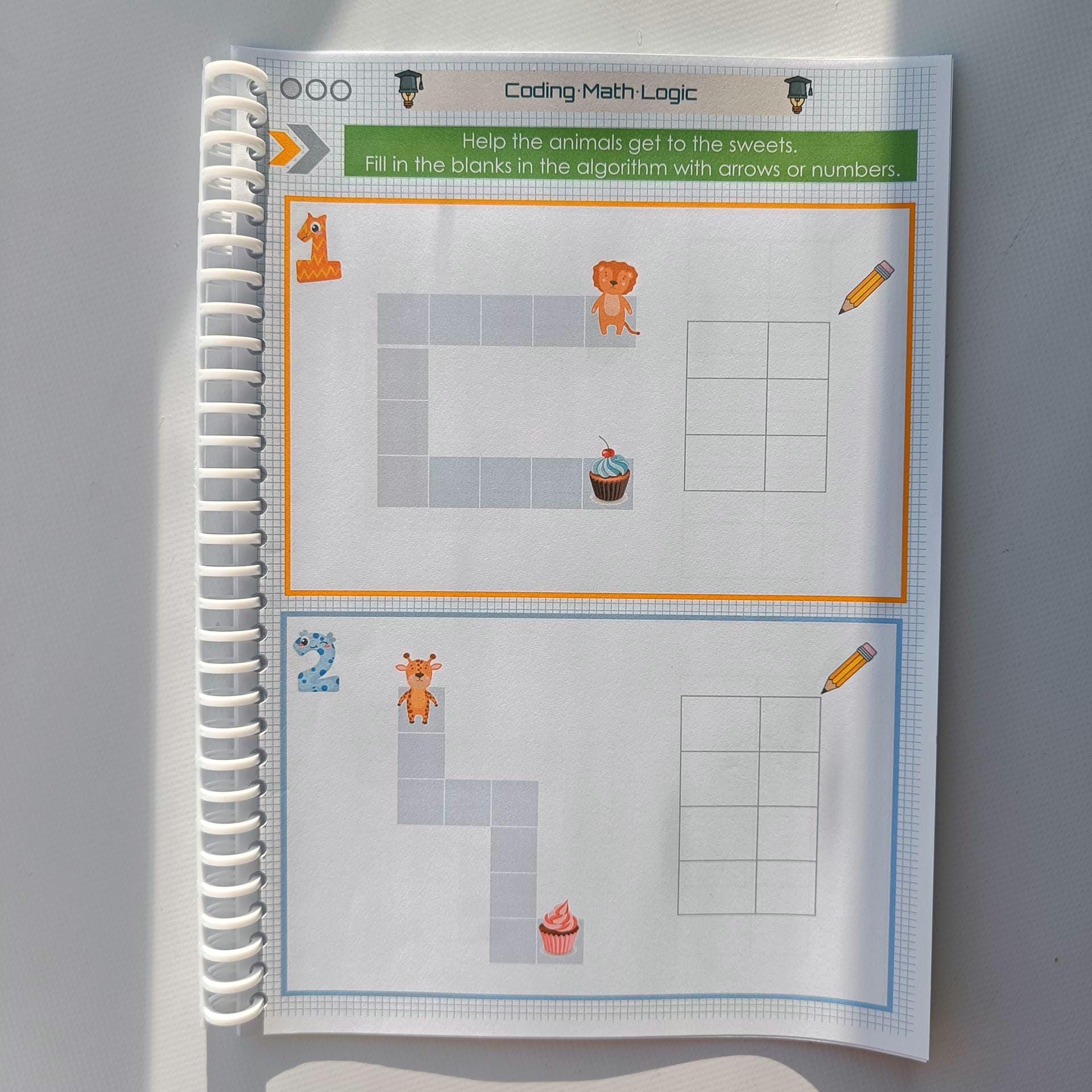 Coding for Kids Worksheet: Arrows Logic Game (digital Download) - Etsy