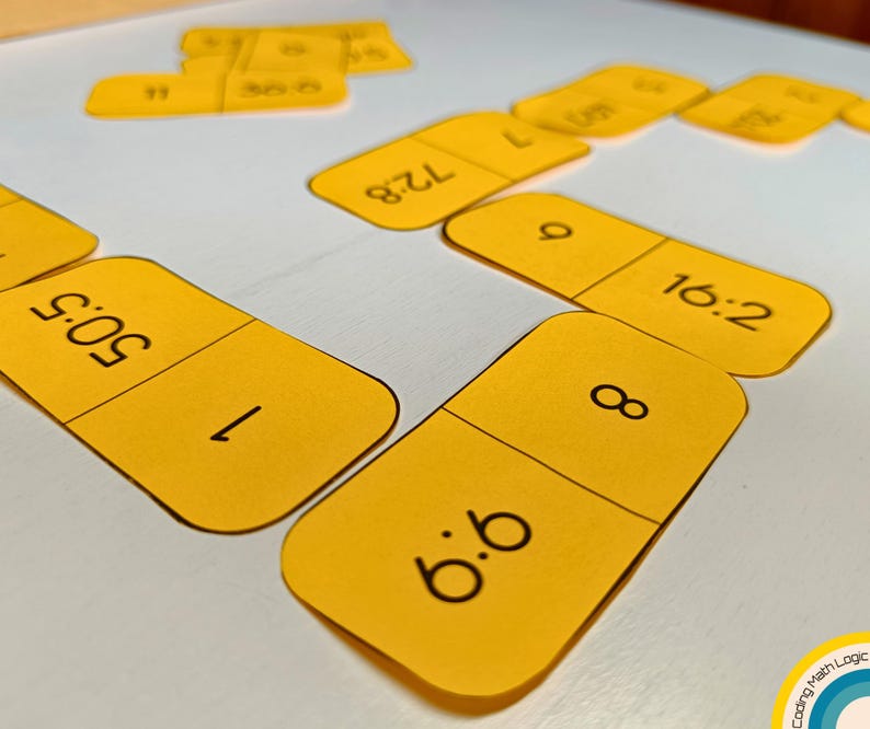 Multiplication & Division Dominoes Printable Math Games (2nd-3rd Grade ...