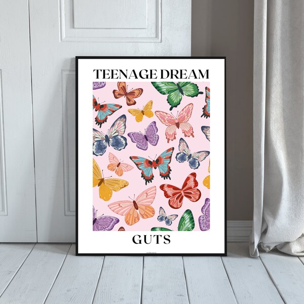 Olivia Rodrigo Guts Poster - Etsy