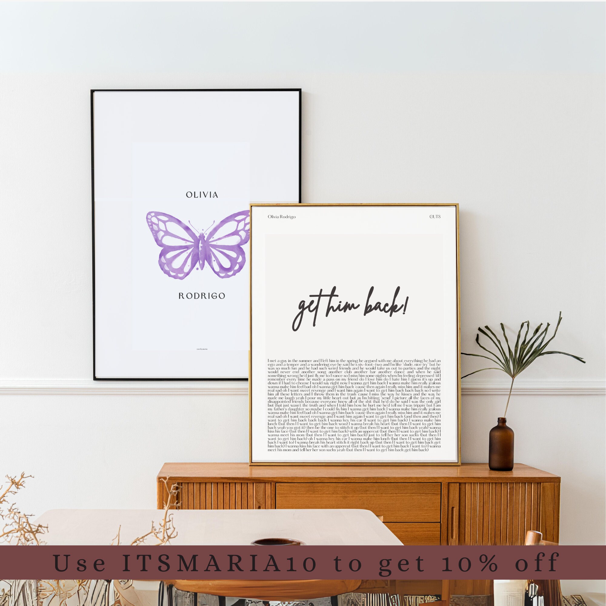 Get Him Back by Olivia Rodrigo Poster, GUTS Album, Gift for Olivia ...