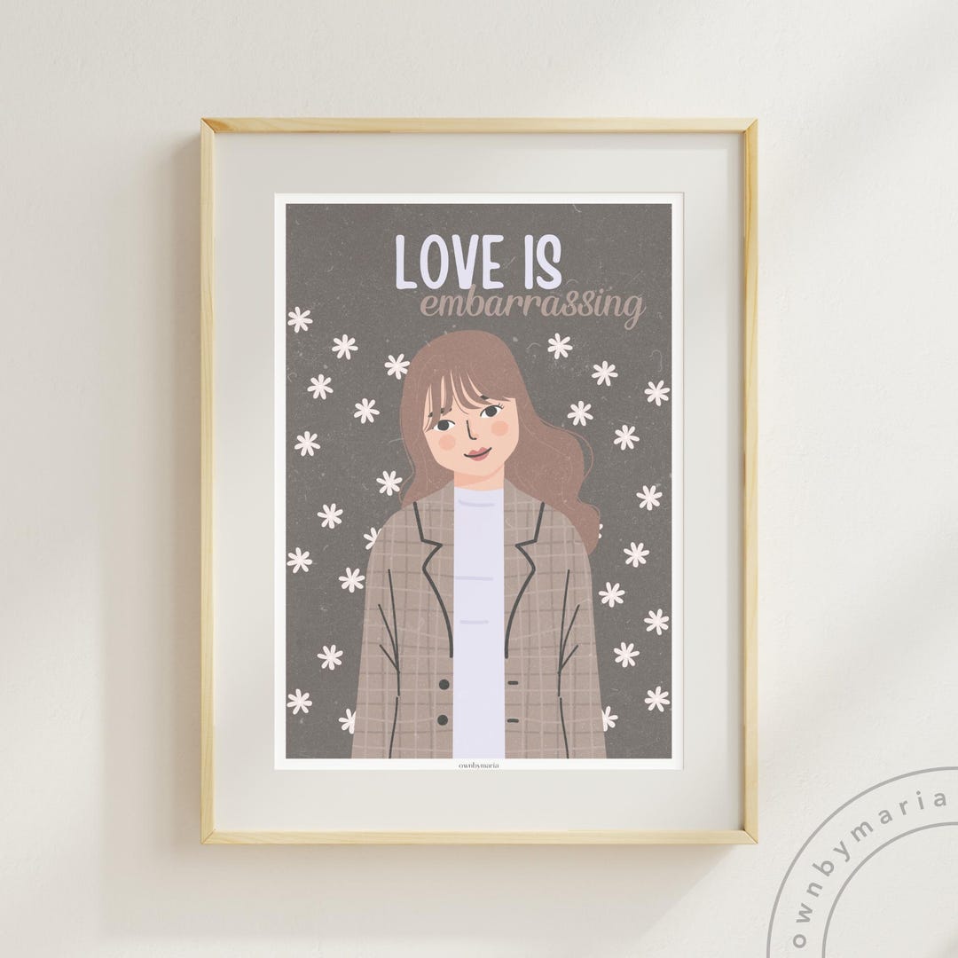 Love is Embarrassing by Olivia Rodrigo GUTS Poster, Gift for Olivia ...
