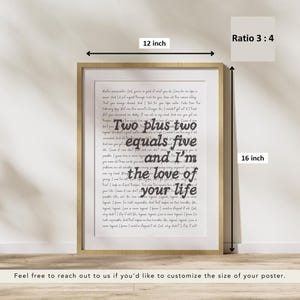 Logical Lyrics Poster, GUTS Album Poster, Olivia Rodrigo Poster, Gift ...
