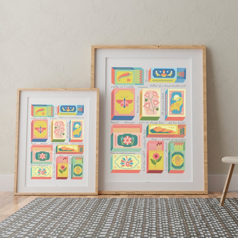 Olivia Rodrigo GUTS Poster, GUTS Album Tracks Decor, Trendy Colorful ...