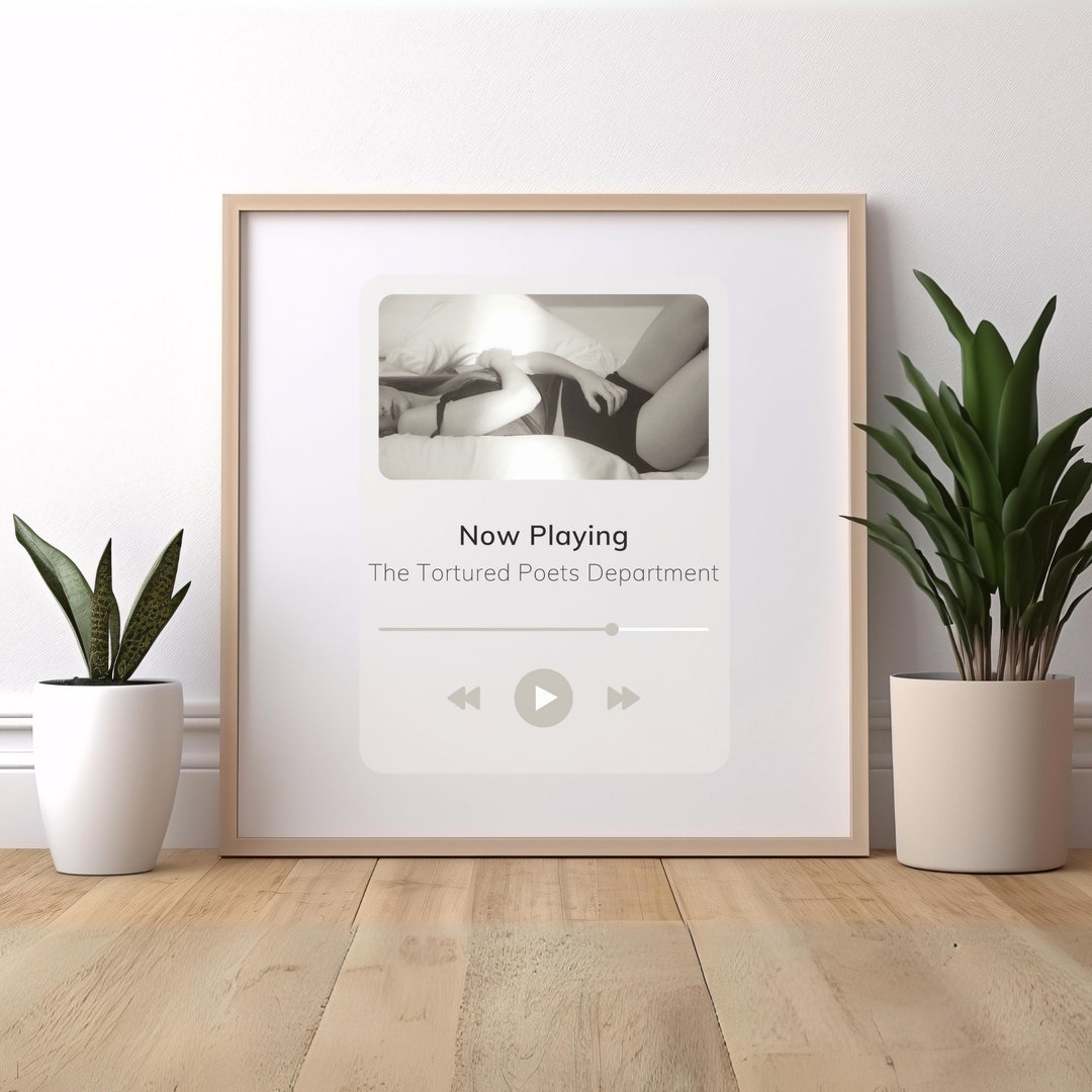 The Tortured Poets Department Album Cover Square Poster, Taylor Swift ...