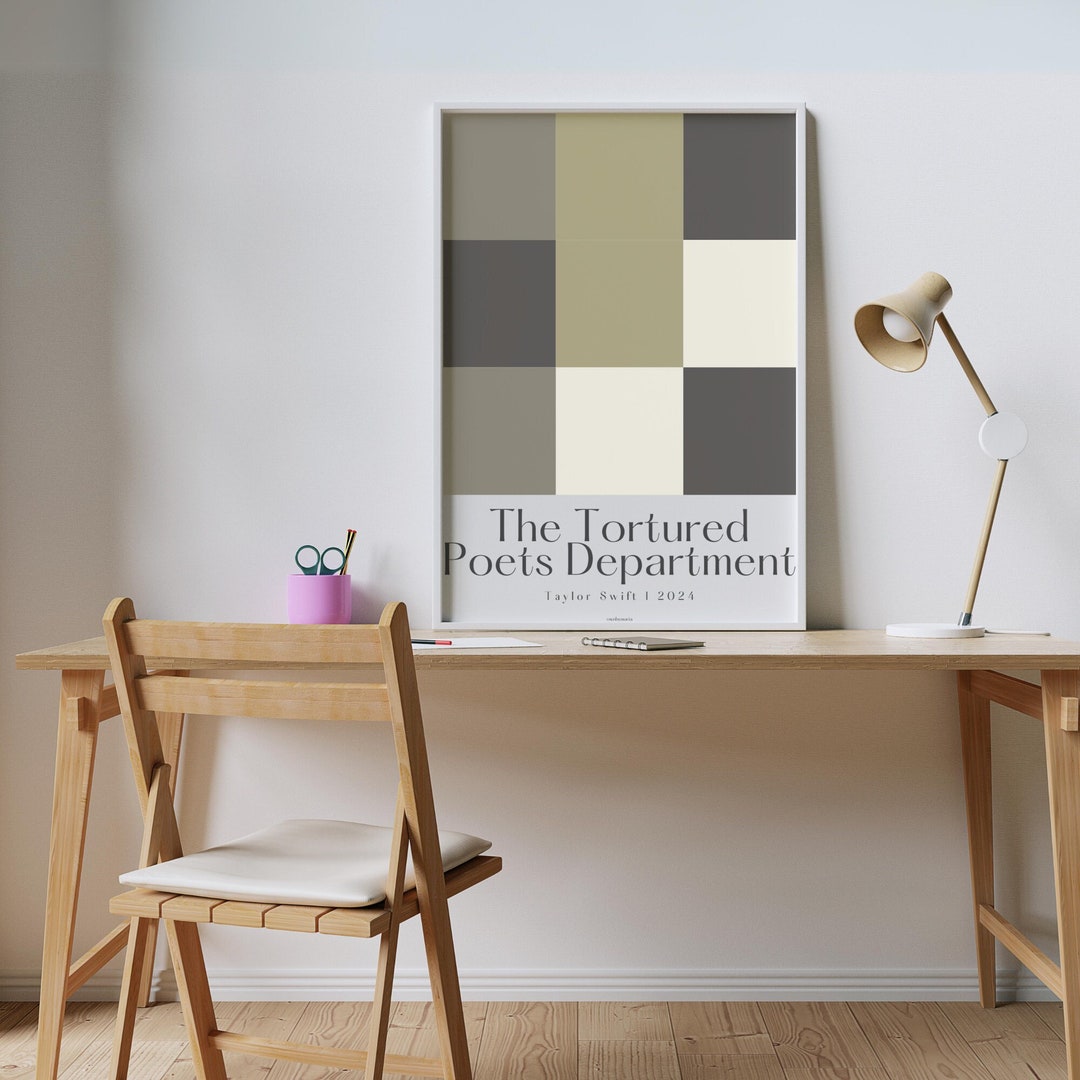 The Tortured Poets Department Poster, Taylor Swift Poster, TTPD ...