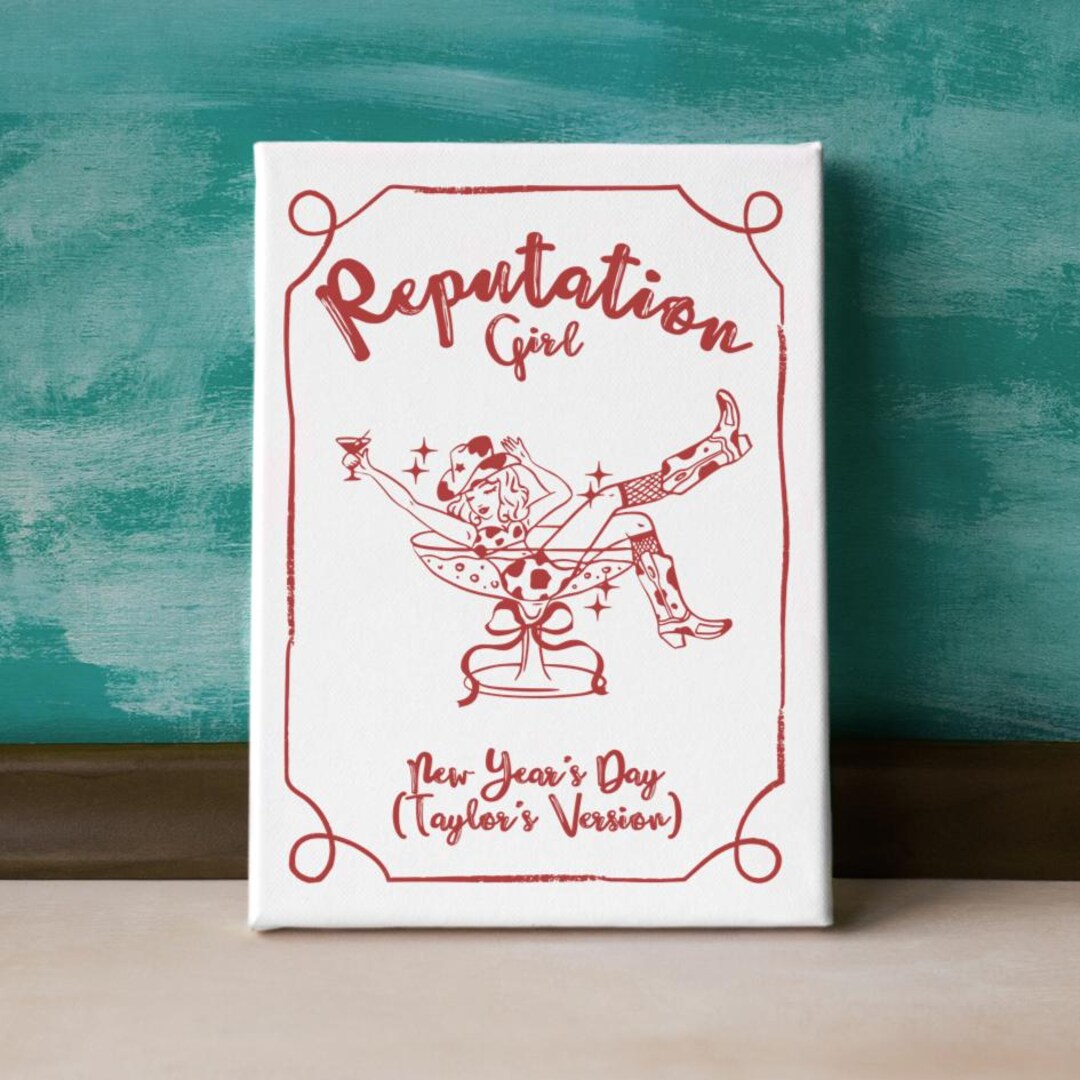 New Year's Day taylor's Version Poster, Taylor Swift Minimalist Swiftie ...