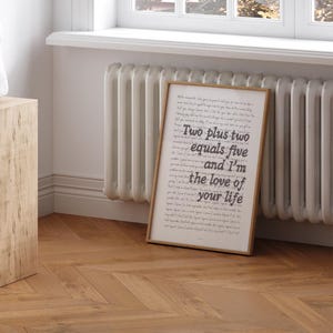 Logical Lyrics Poster, GUTS Album Poster, Olivia Rodrigo Poster, Gift ...