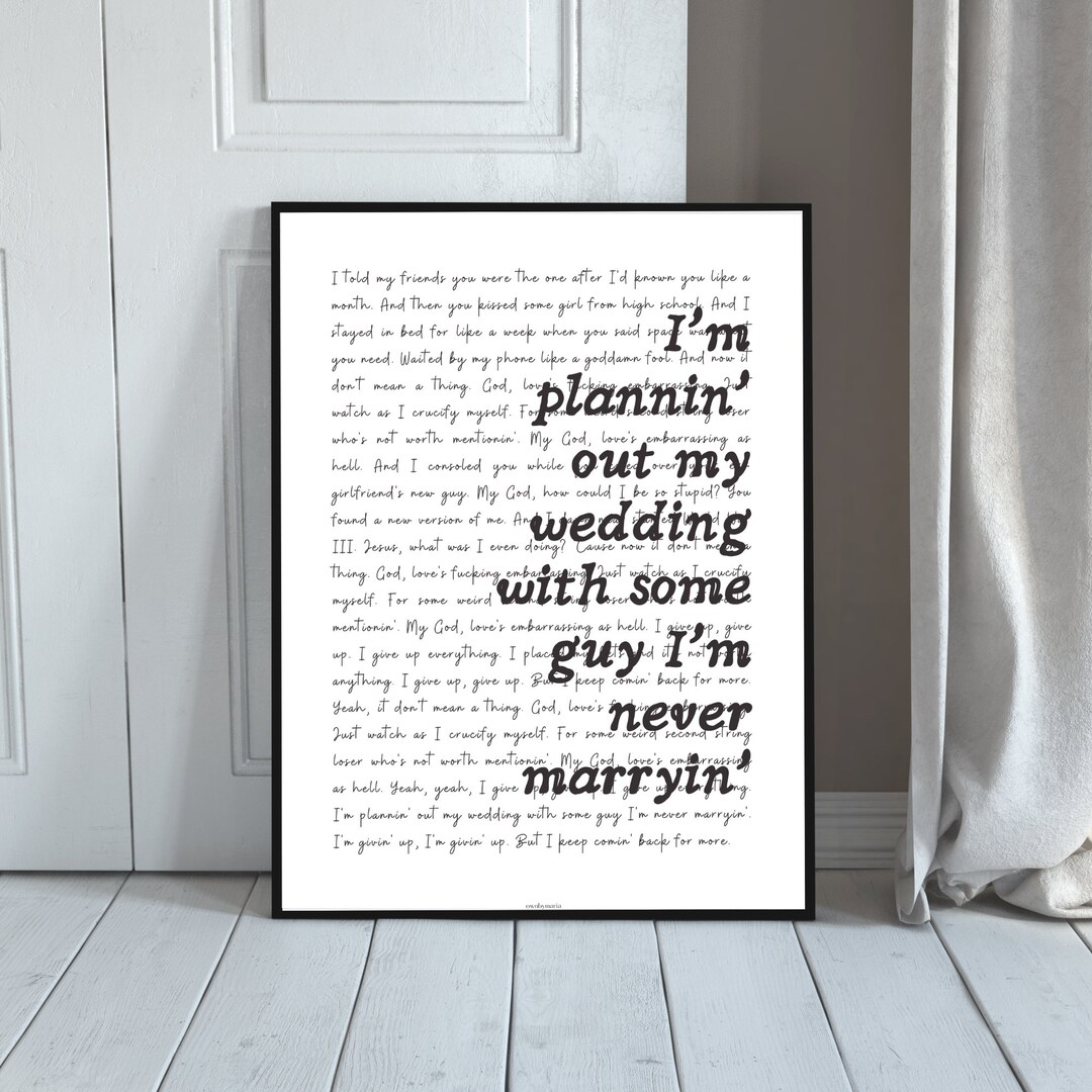 Love is Embarrassing Poster GUTS Album Poster Olivia Rodrigo - Etsy