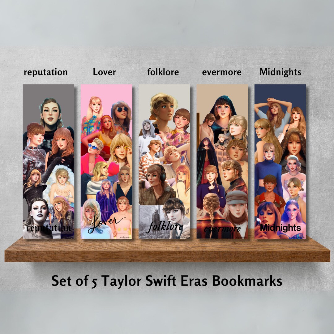 Taylor Swift the Eras Bookmarks, Gift for Swiftie, Swiftie Readers ...