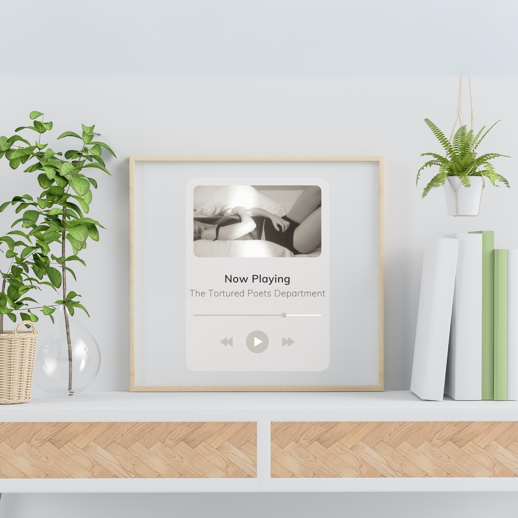 The Tortured Poets Department Album Cover Square Poster, Taylor Swift ...