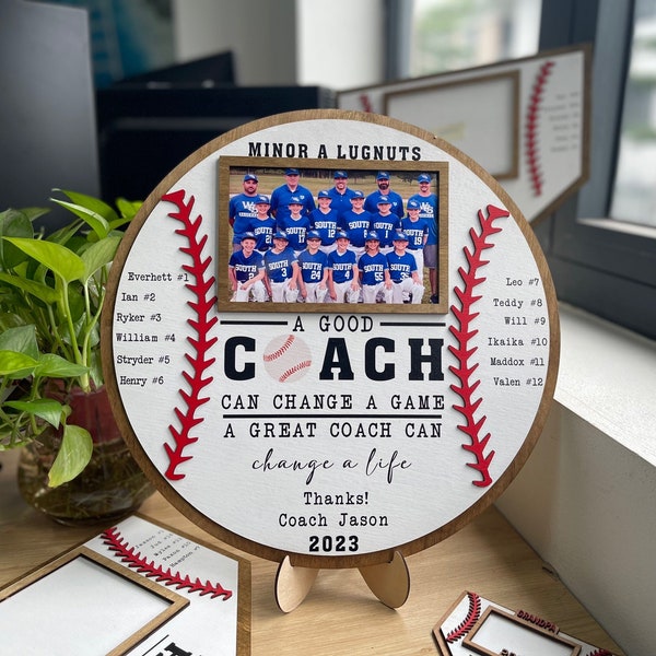 Baseball Coach Gift - Etsy