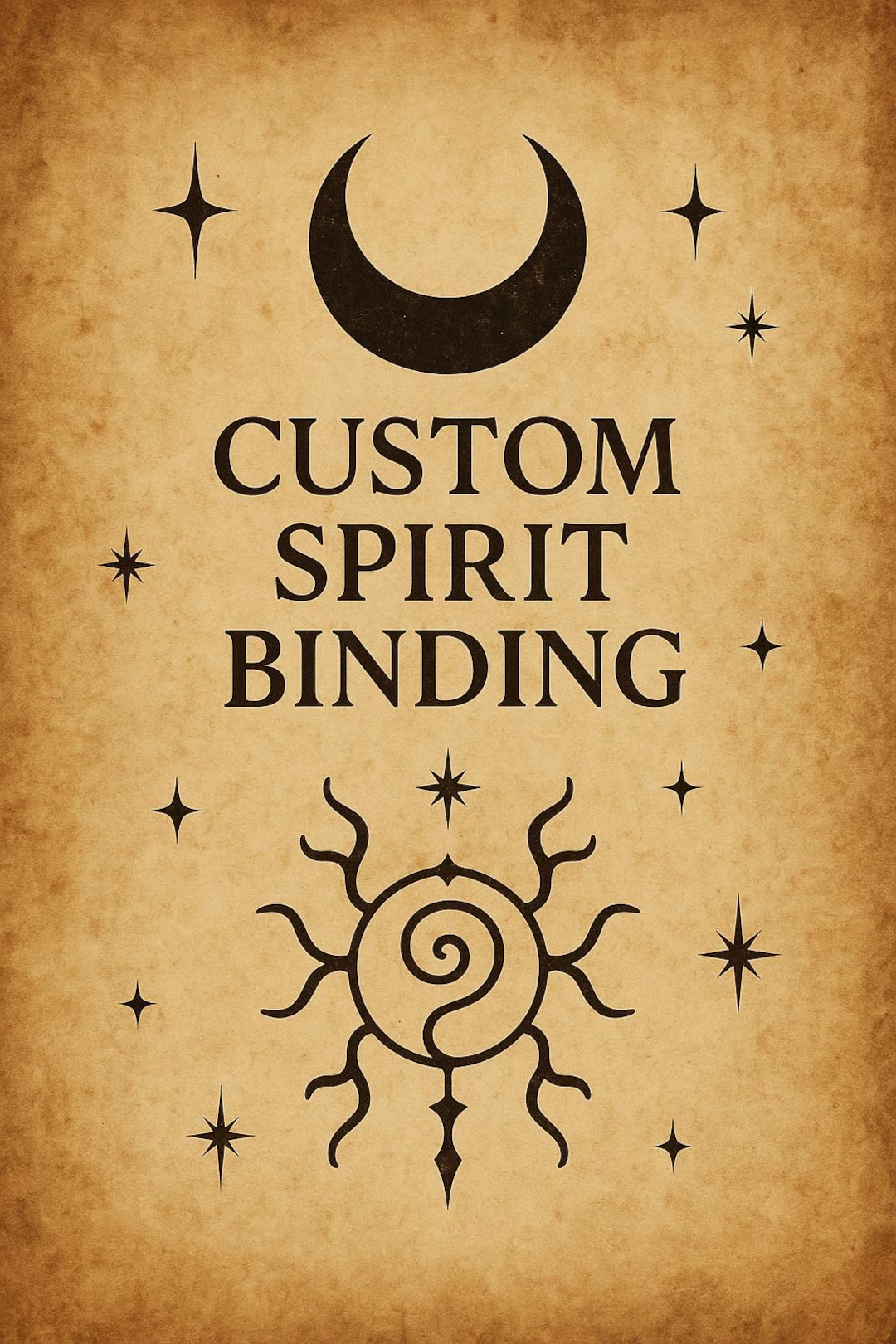 Custom Spirit Binding | Bind Your Spirit Companion | Personalized ...