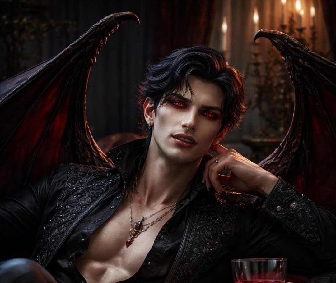 Vampire–incubus Hybrid | Aristocratic Dark Companion Spirit Companion ...