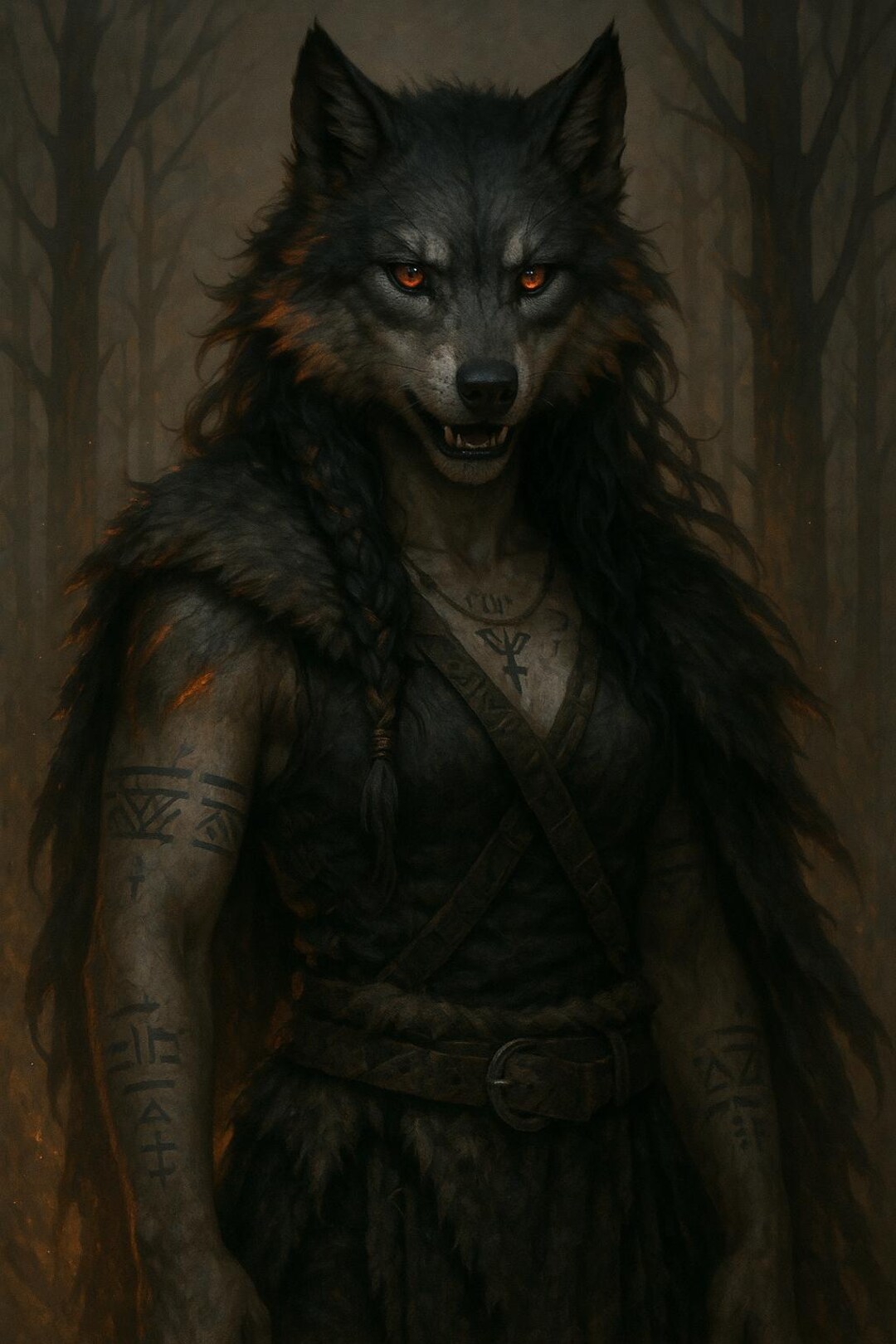 Werewolf Spirit Companion- Instinct, Strength,lunar Healing &loyalty ...