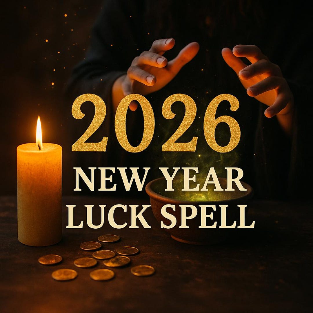 New Year Luck 2026 Spell / Have an Amazing Year / Christmas / Achieve ...