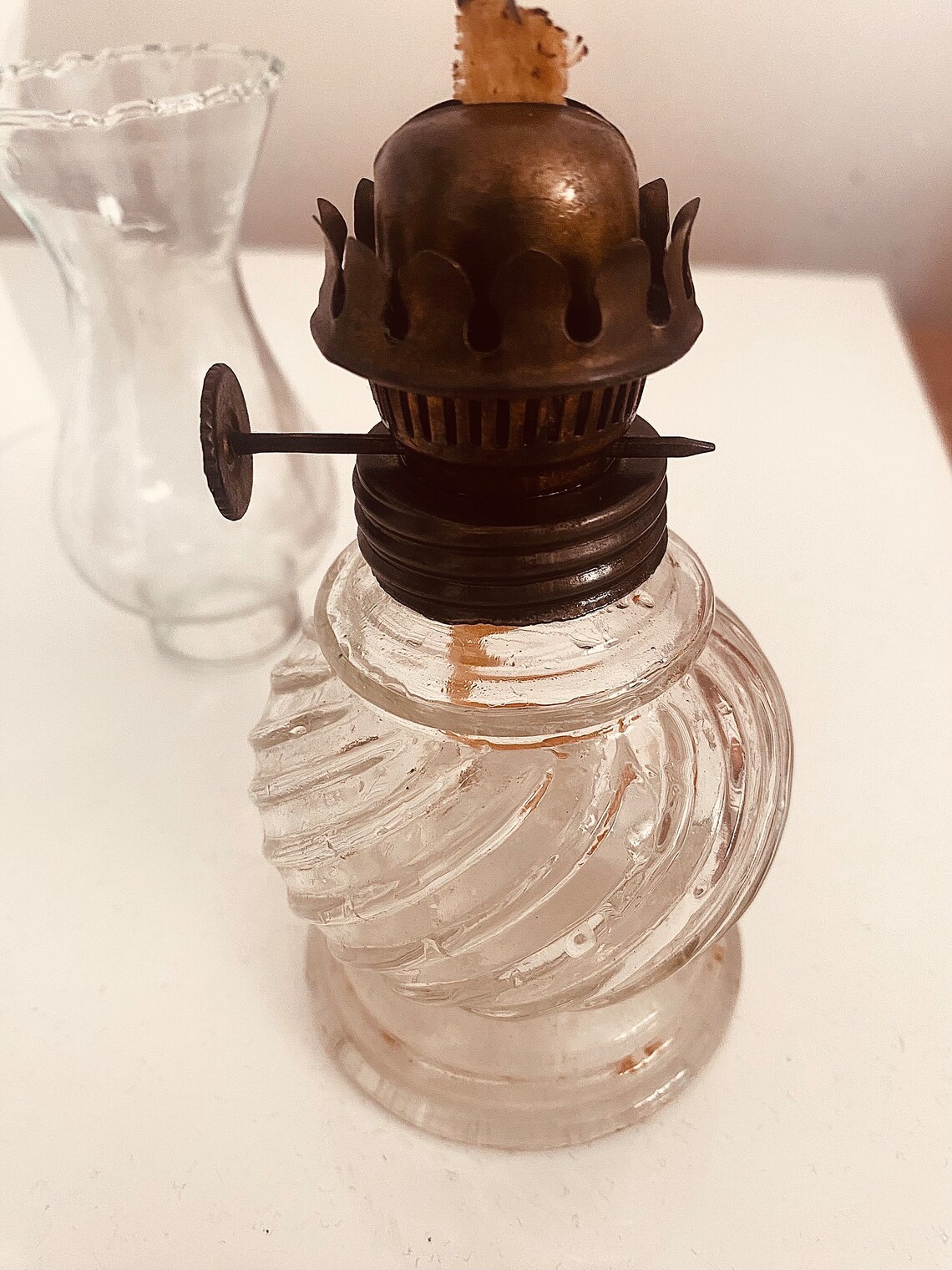 Vintage Gas Lamp, Glass Oil Lantern, Beautiful Retro, Old Lamp, Home ...