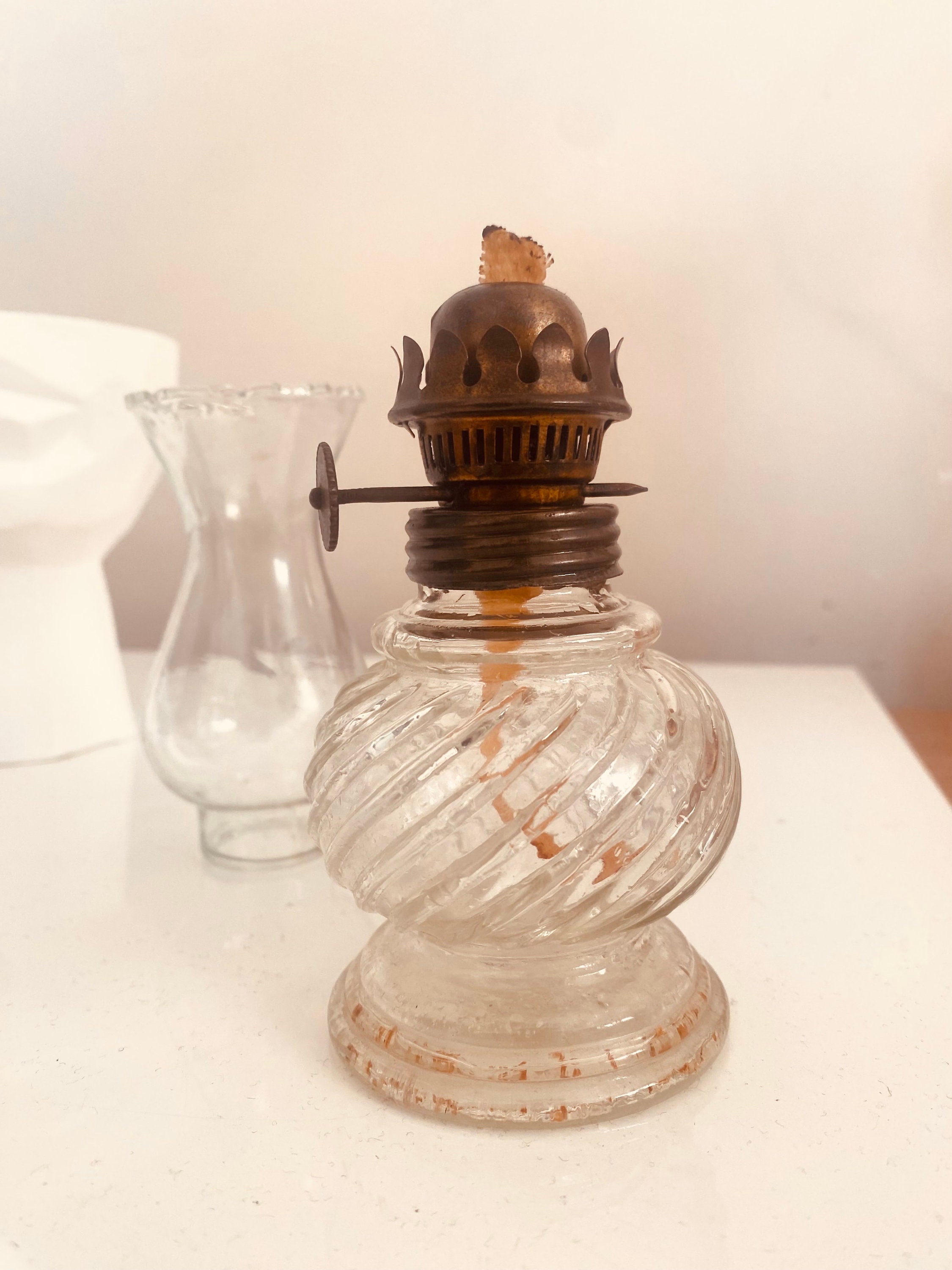 Vintage Gas Lamp, Glass Oil Lantern, Beautiful Retro, Old Lamp, Home ...
