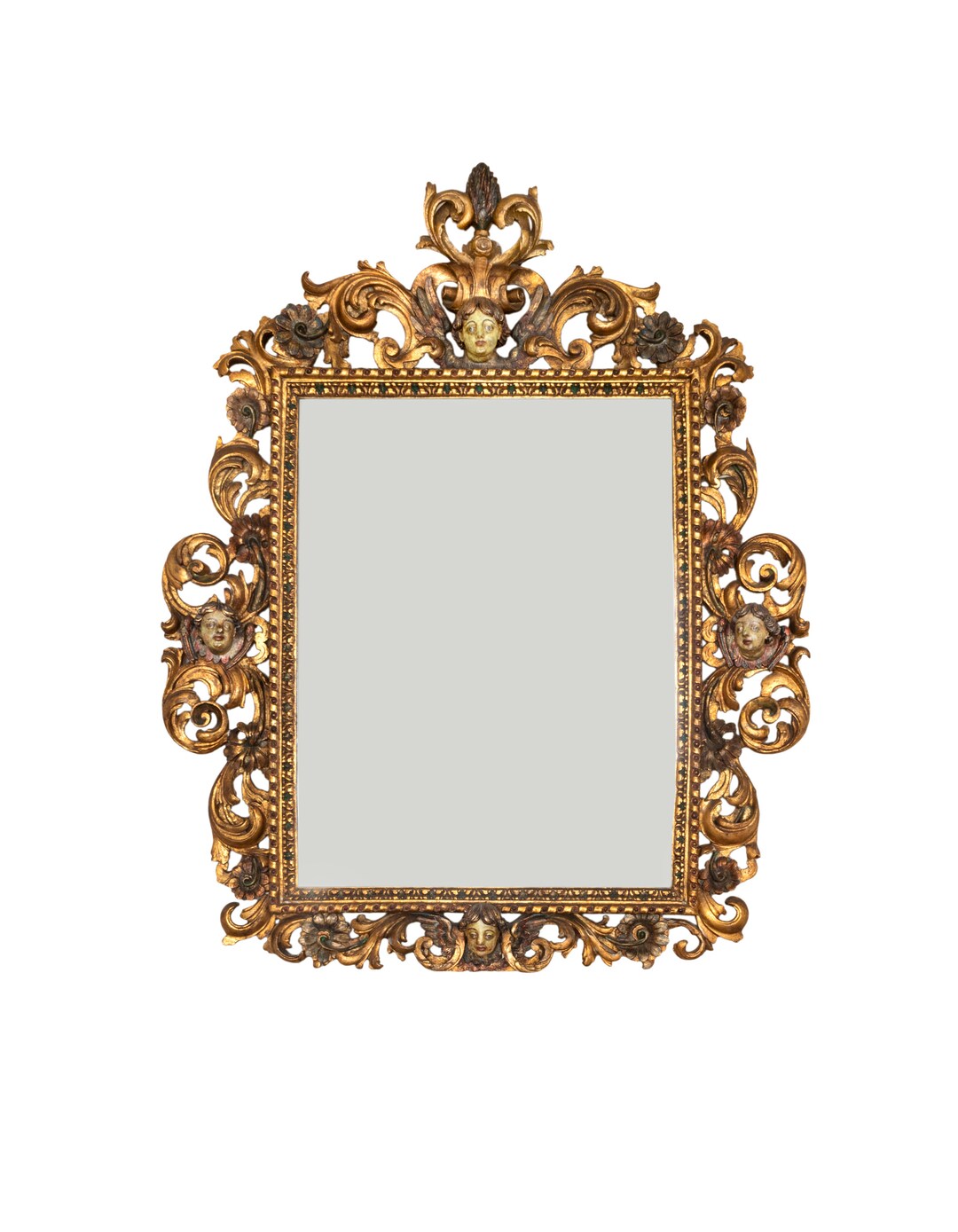 18th Century Baroque Rocaille Carved Mirror, Portugal - Etsy