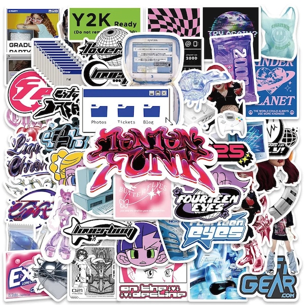 Y2k Stickers - Etsy