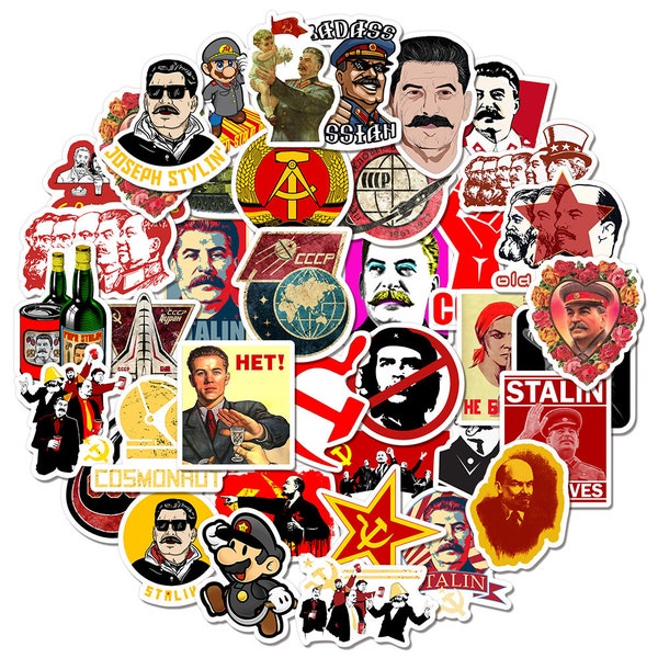 Soviet Stickers - Etsy