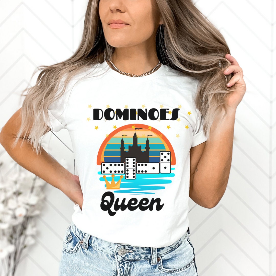 Dominoes Woman's T Shirt Dominoes Queen Dominoes Gift Dominoes Lover ...