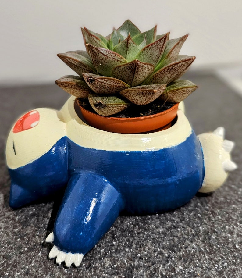 Snorlax Pokemon Succulent Plant Pot - Etsy