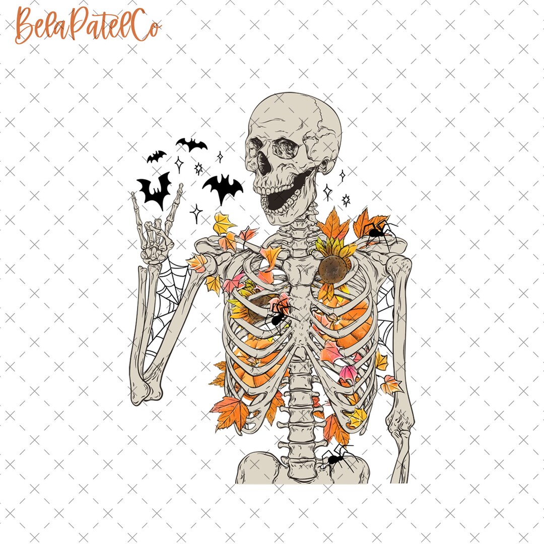 Fall Skeleton Png Halloween Skeleton Png Funny Skeleton Png - Etsy
