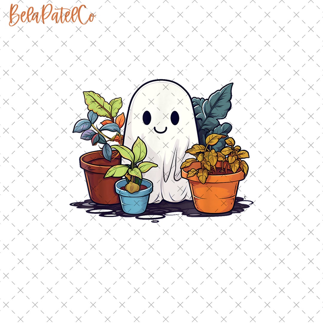 Ghost Plant Png Cute Ghost Plant Png Spooky Gardener Png - Etsy Australia