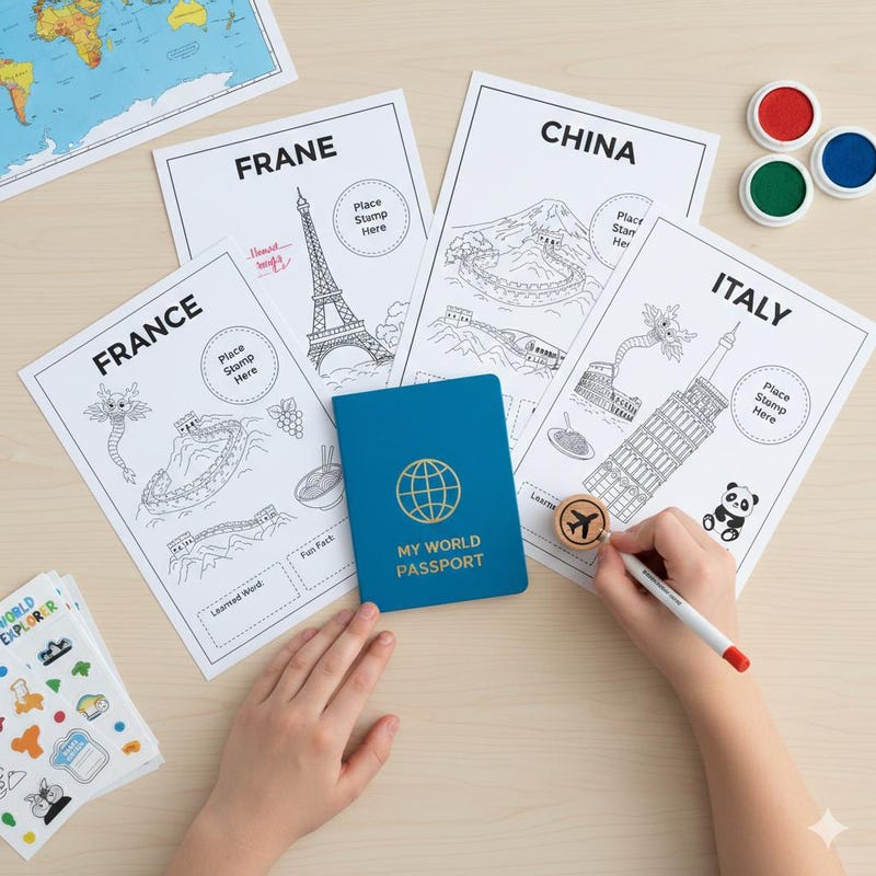 Pretend Passport - Etsy