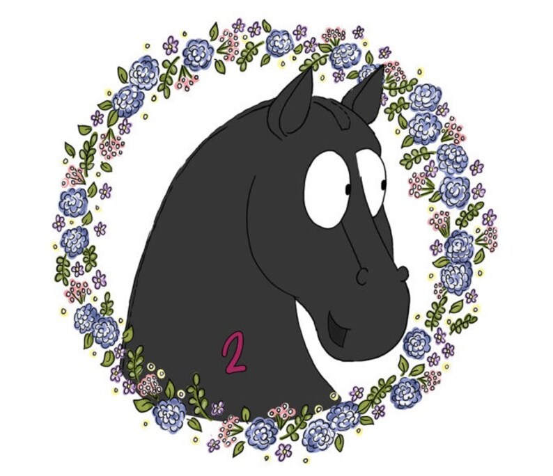 Personalised Horse Illustrations by Emily Cole - Etsy