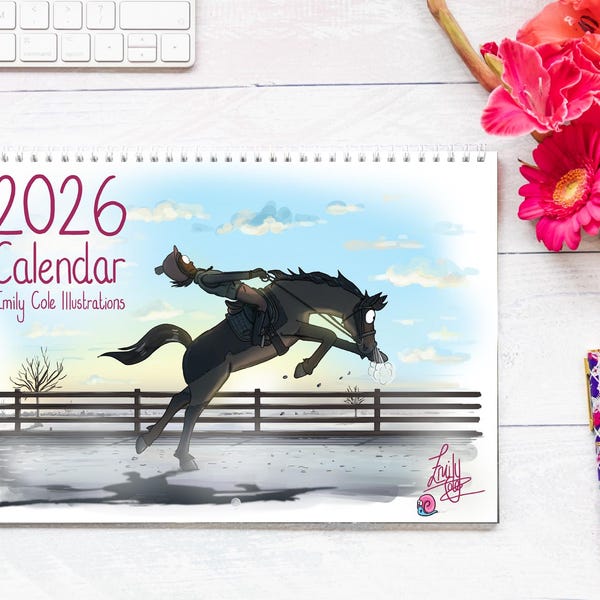 Calendar 2026 Cartoons - Etsy UK