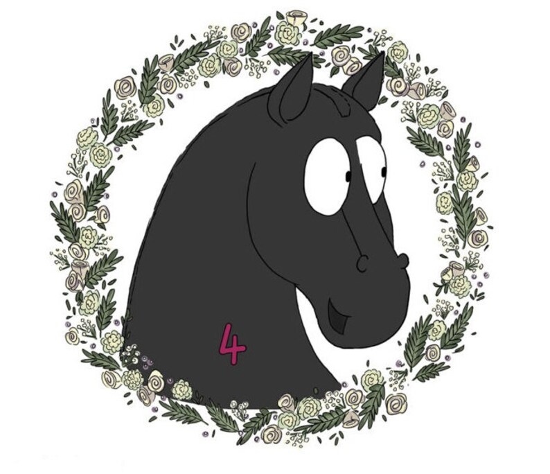 Personalised Horse Illustrations by Emily Cole - Etsy