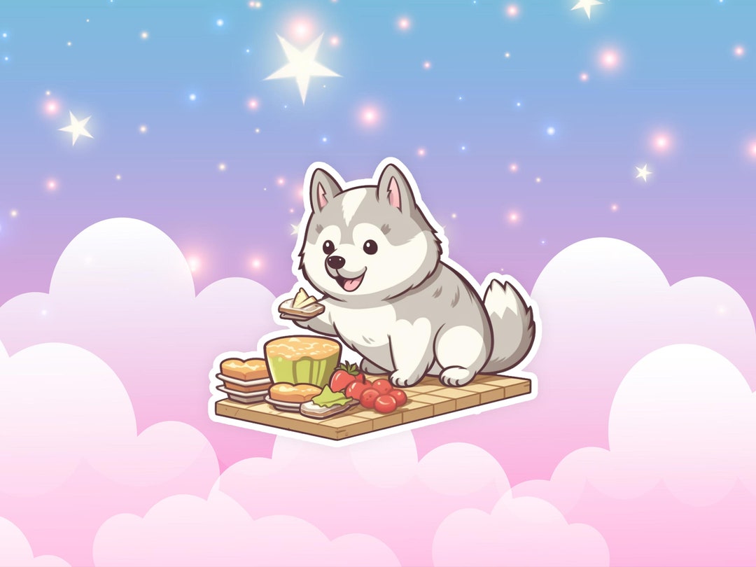 Husky 4 Cute Doggo Sticker Kawaii Animal Pet Design - Etsy