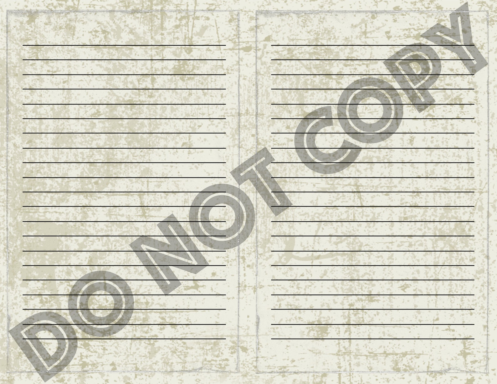 Blank/lined Journal Pages, Junk Journal Basic Papers, Printable Shabby ...